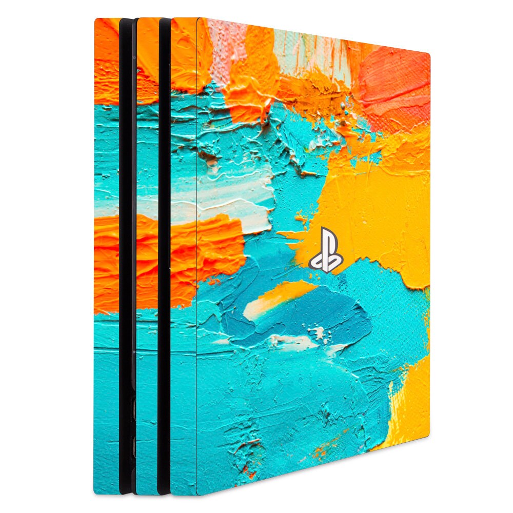 Ps4 Skin Oil Paint Ps4 Skin Bright Ps4 Skin Yellow Ps4 Skin - Etsy UK