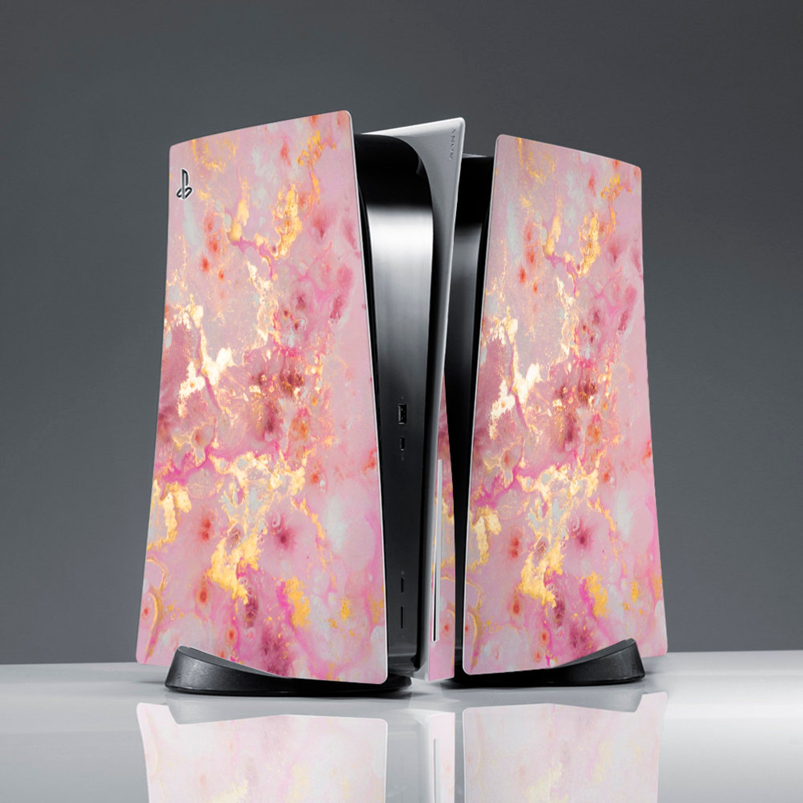 PS5 Skin Pink Playstation 5 Skin Rose Gold Marble Console and - Etsy