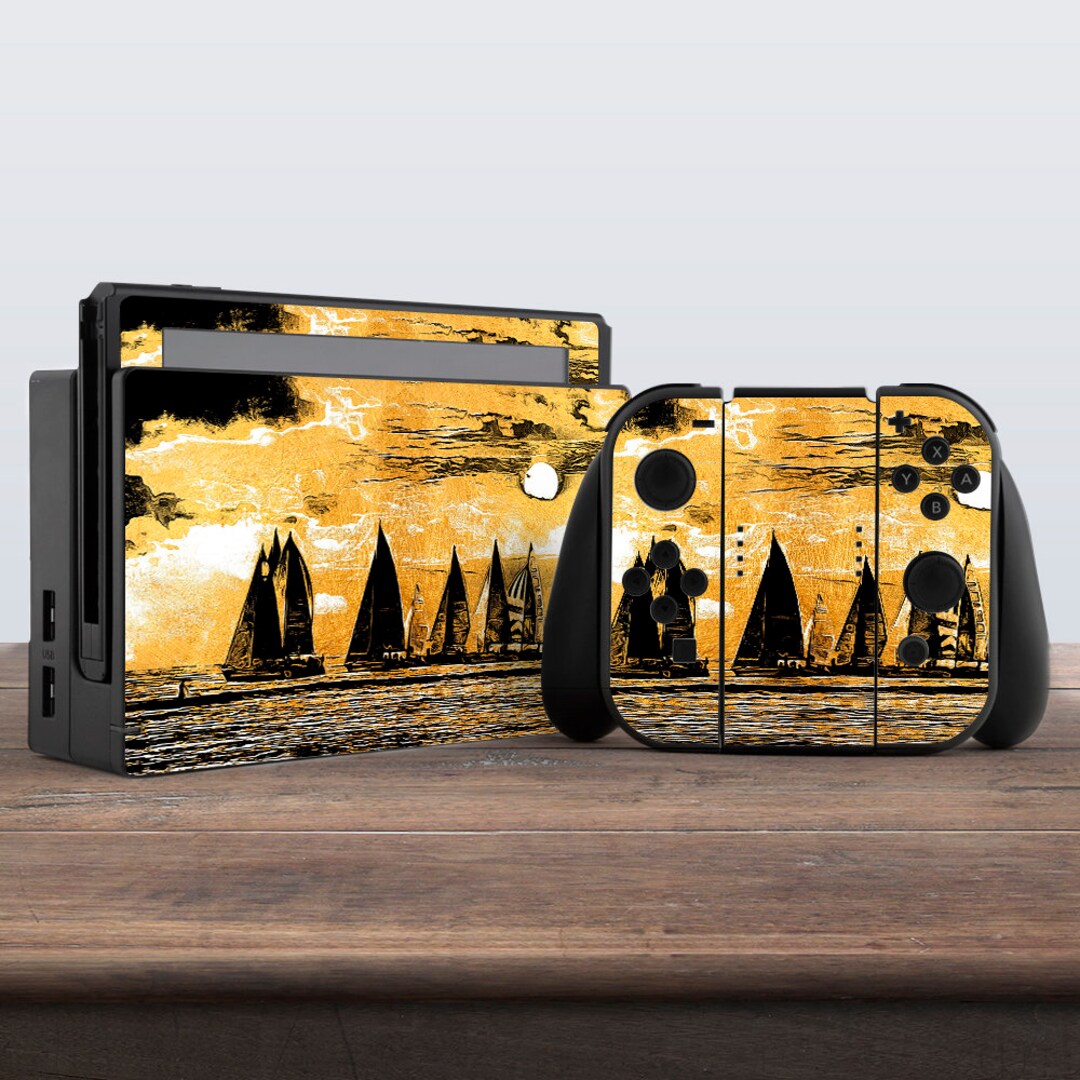 Modern Painting Print Nintendo Switches Accessories Aesthetic Ships ...