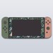 Nintendo Switch Skin Green Vinyl Sticker Dinosaur Leaf - Etsy