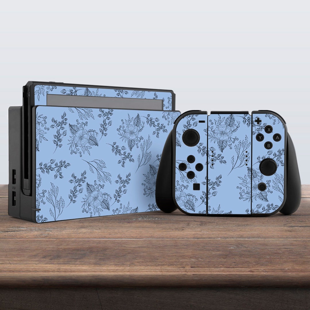 Floral Skin Nintendo Switches Accessories Botanical Art Skin Switch ...