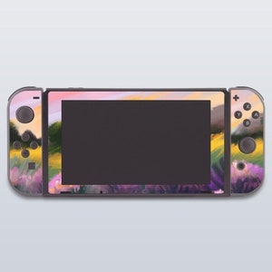Lavender Field Print Nintendo Skin Sun Nintendo Switches Accessories ...