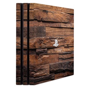 Grunge Ps4 Skin Dark Ps4 Skin Vintage Ps4 Skin Wood Sticker Wrap PS4 ...
