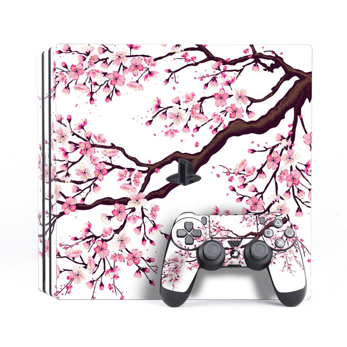 Floral Ps4 Skin Ps4 Sakura Skin Cherry Blossom Skin Japan PS4 Fat ...