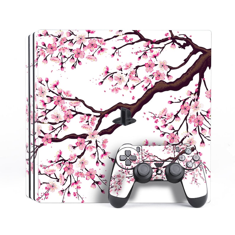 Floral Ps4 Skin Ps4 Sakura Skin Cherry Blossom Skin Japan PS4 - Etsy