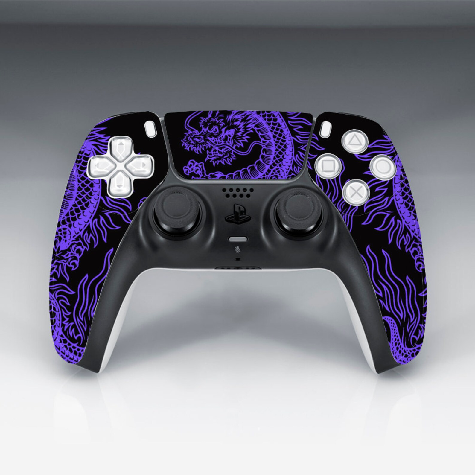 PS5 skin Japan PlayStation 5 Skin Dragon Black Console and | Etsy