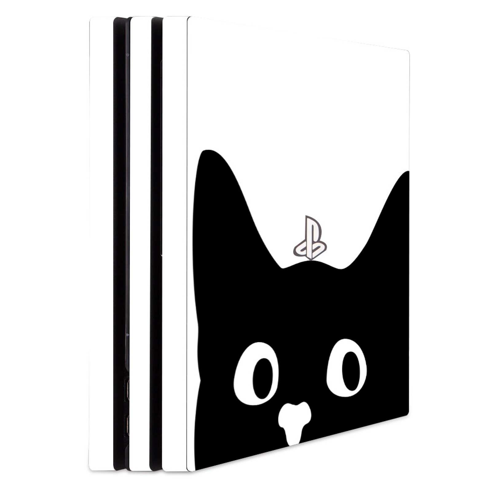 Ps4 Skin Cat Ps4 Skin Curious Cat Ps4 Skin Pet Ps4 Black and - Etsy