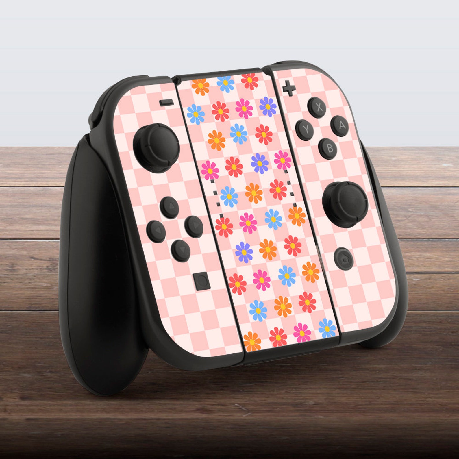 Switch Skin Flowers Switch Skin Pink Girly Skin Pastel | Etsy