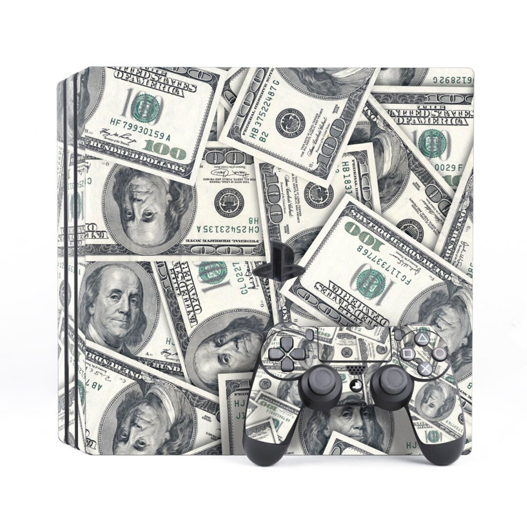 Ps4 Skin Money Ps4 Skin Cash Ps4 Skin Dollar Ps4 Skin Pattern PS4 Fat ...