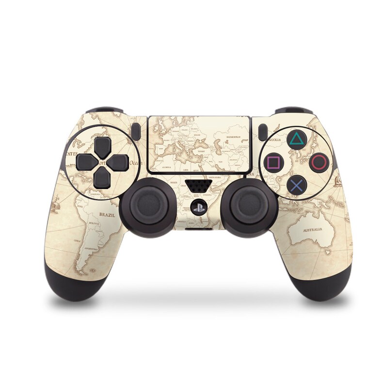 Ps4 Skin Warld Map Ps4 Skin Retro Ps4 Skin Vintage Ps4 Skin | Etsy