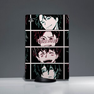 Anime Man Print Ps Skin Cartoon PS 5 Console Cover Sticker Decal ...