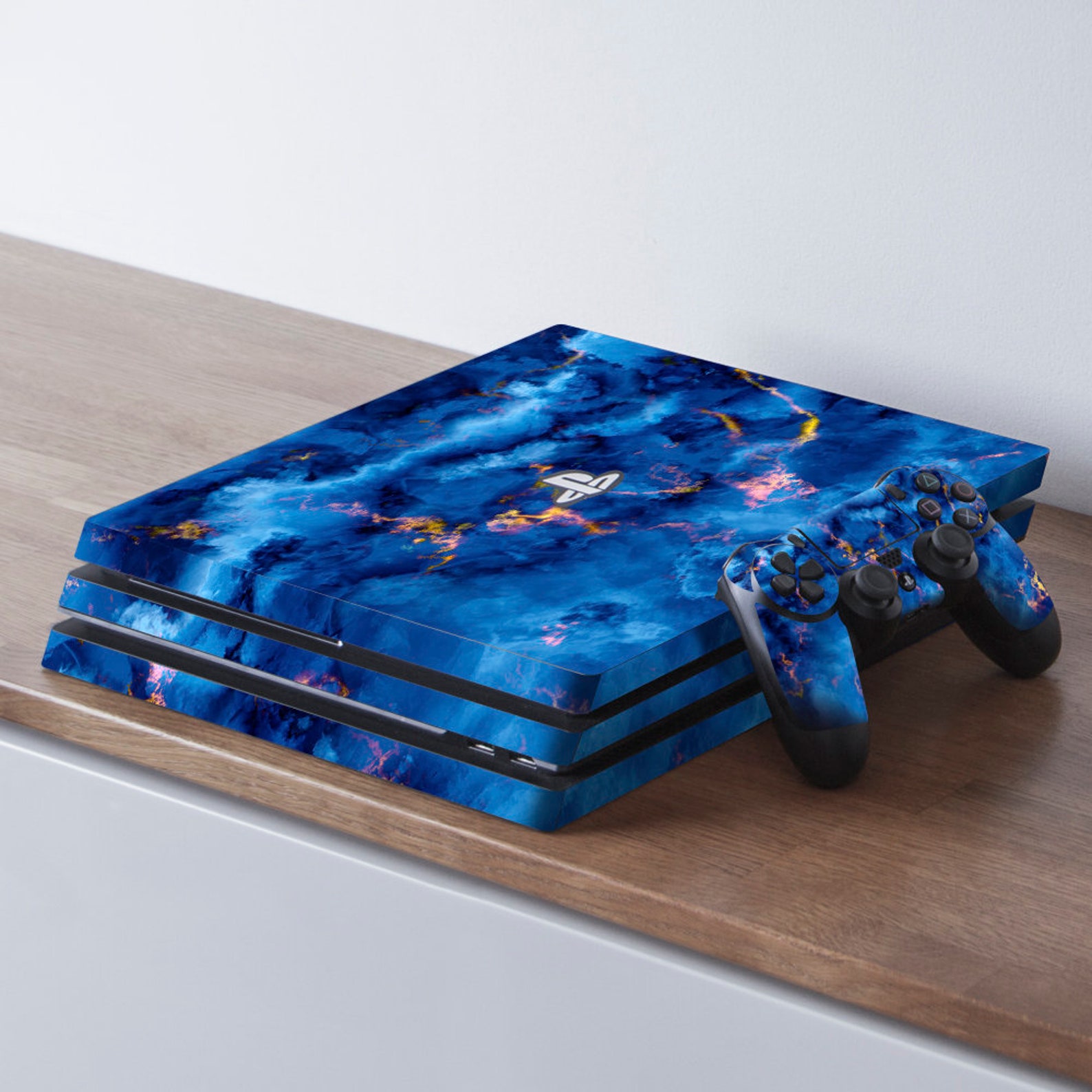 Ps4 Skin Clouds Ps4 Skin Marble Ps4 Skin Gold Ps4 Skin Storm - Etsy