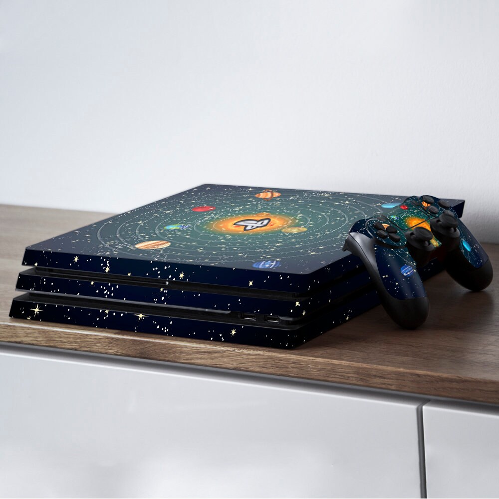 Ps4 Skin Galaxy Skin Black Ps4 Skin Space Skin Planets Aesthetic Decal ...