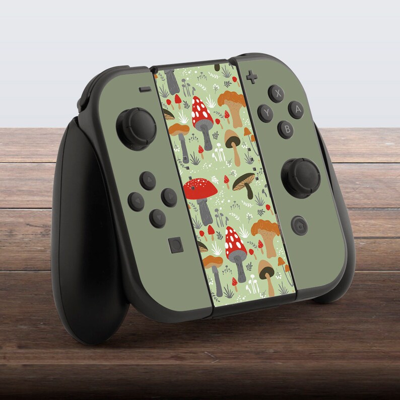 Switch Skin Mushroom Switch Skin Green Switch Skin Pastel Skin - Etsy