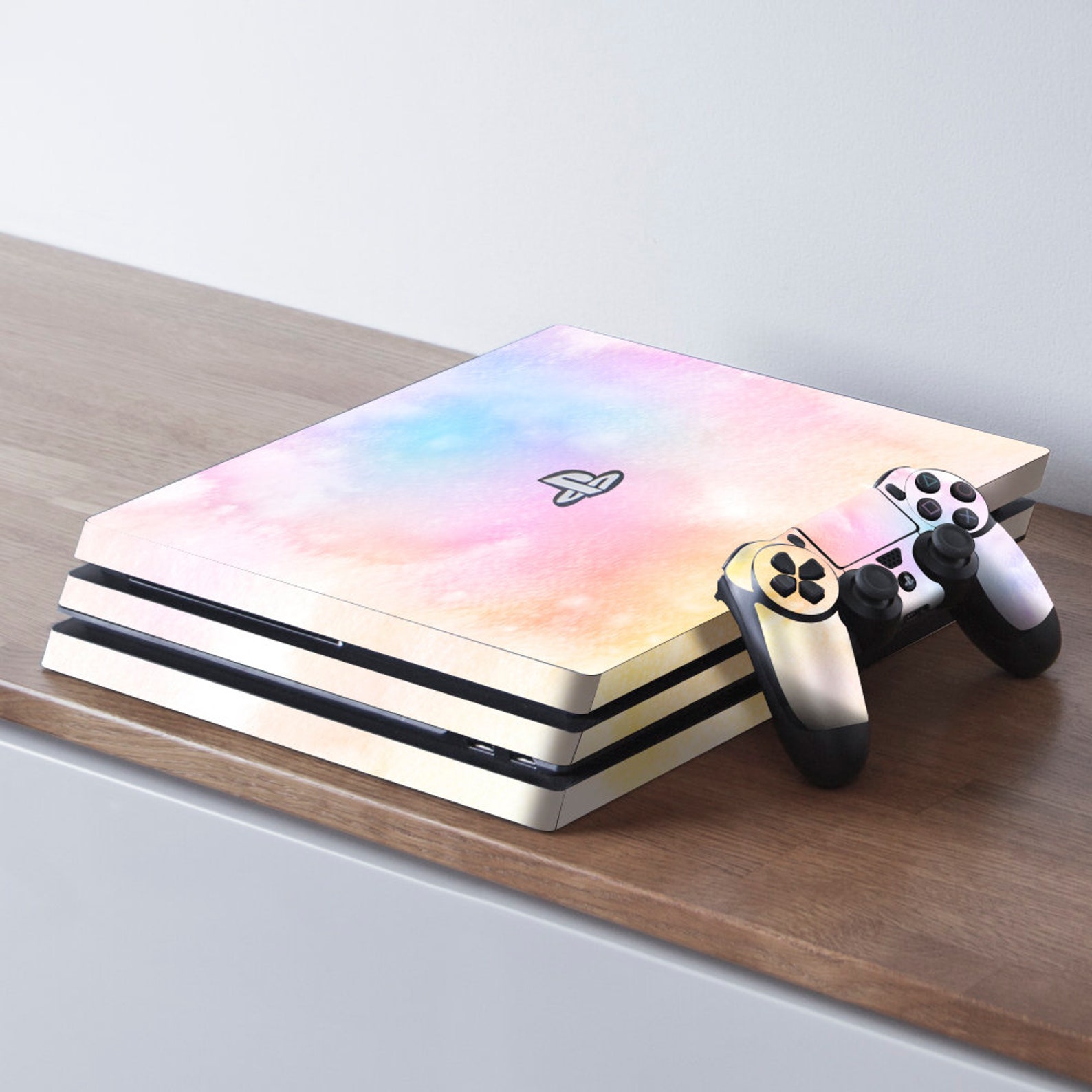 Ps4 Cotton Candy Skin Ps4 Watercolor Skin Ps4 Pastel Skin Ps4 Rainbow ...