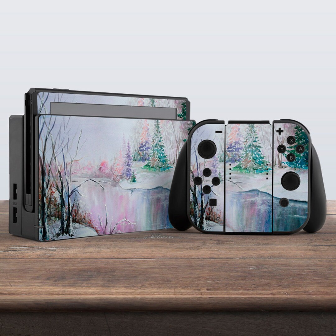 Nintendo Switches Skin Winter Nature Art Nintendo Switches Accessories ...