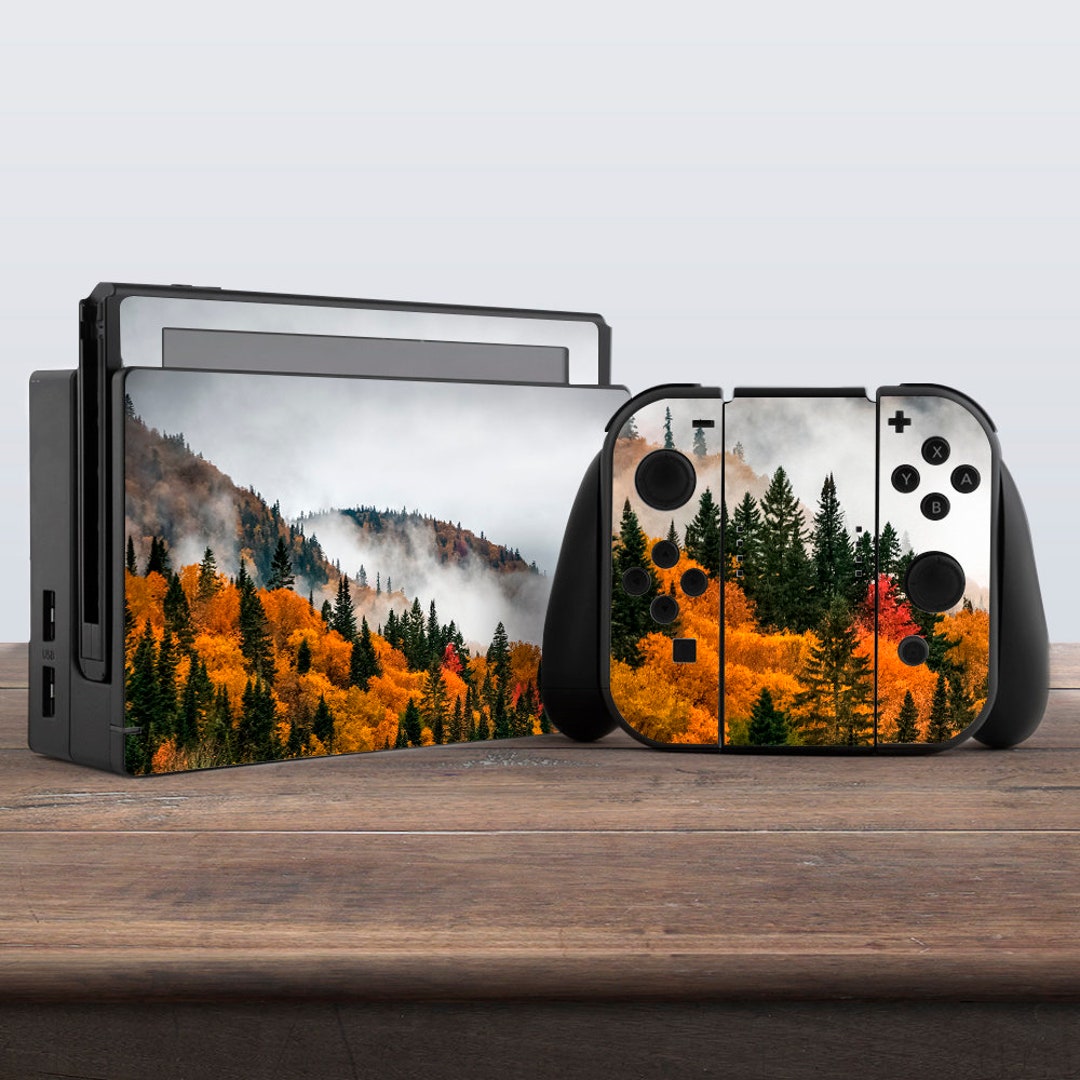 Switch Skin Forest Switch Skin Nature Switch Skin Autumn Vinyl Sticker ...