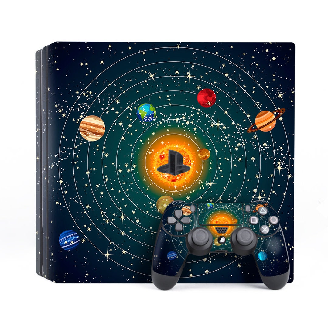Ps4 Skin Galaxy Skin Black Ps4 Skin Space Skin Planets Aesthetic Decal ...