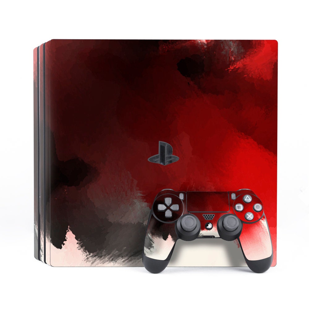 Ps4 Skin Dark Ps4 Skin Red Ps4 Skin Paint Ps4 Skin Art Console - Etsy UK