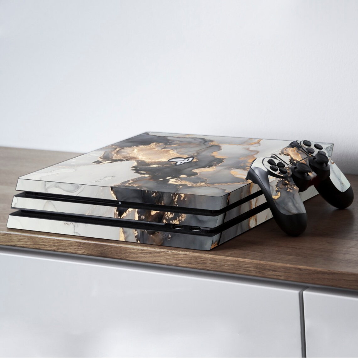 Ps4 skin gold ps4 skin ink ps4 skin black ps4 skin marble PS4 | Etsy