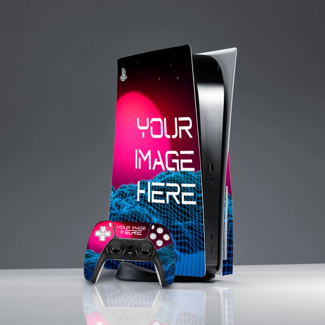 Skin PS5 personnalisé Skin PlayStation 5 personnalisé Console et ...