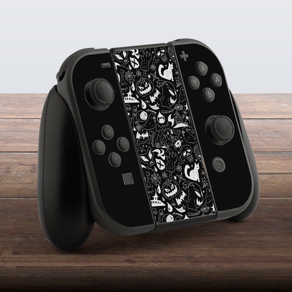 Switch Skin Black Switch Skin Horror Switch Skin Goth Dark | Etsy