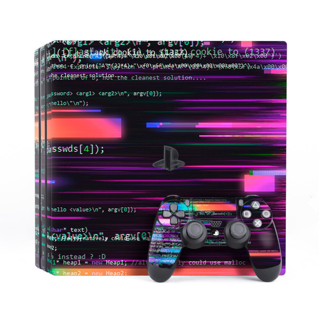 Abstract Futuristic Sci-fi Technology Art Ps Skin Retro Ps4 Controller ...