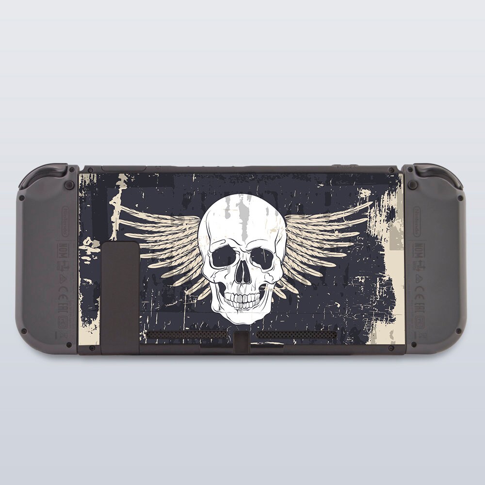 Switch skin black switch skin goth switch skin skull skin | Etsy