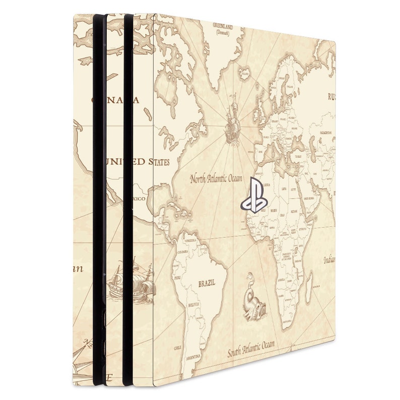 Ps4 Skin Warld Map Ps4 Skin Retro Ps4 Skin Vintage Ps4 Skin | Etsy