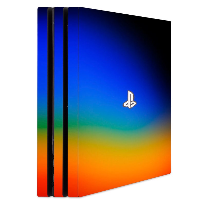 PS4 Skin Rainbow Ps4 Pro Slim Fat Vinyl Sticker Gradient Solid - Etsy