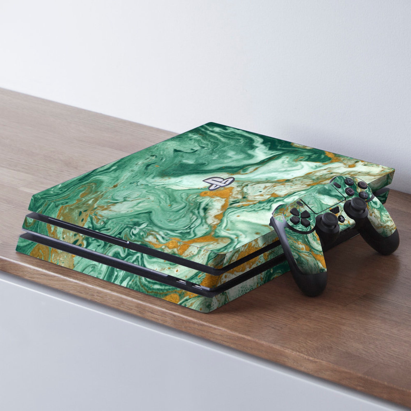 Ps4 Skin Watercolor Ps4 Skin Psychedelic Marble Ps4 Skin Gold - Etsy