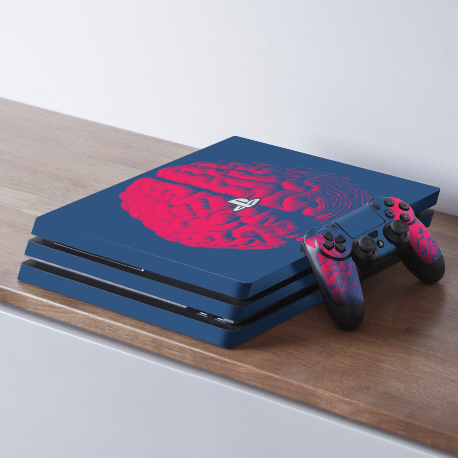Ps4 Skin Brain Ps4 Skin Red Ps4 Skin Pop Art Ps4 Skin | Etsy