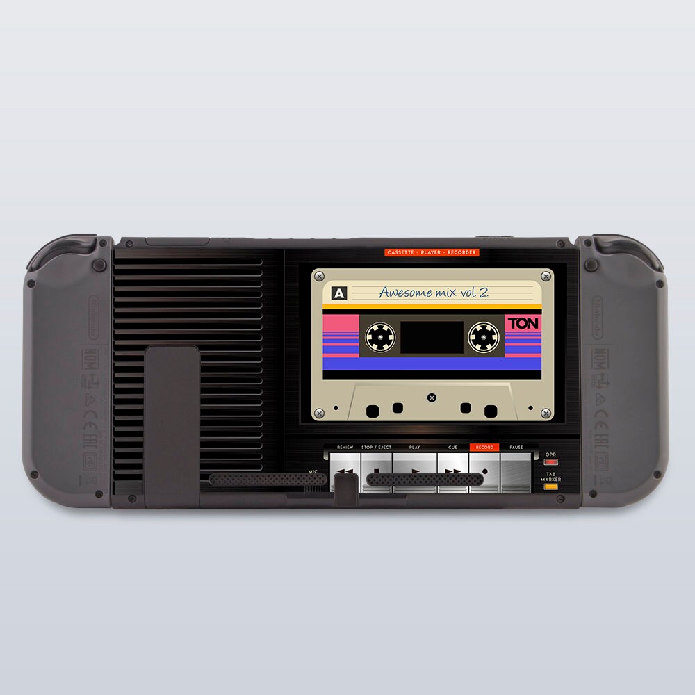 Switch Skin Retro Switch Skin Vintage 90s Switch Skin Cassette Vinyl ...