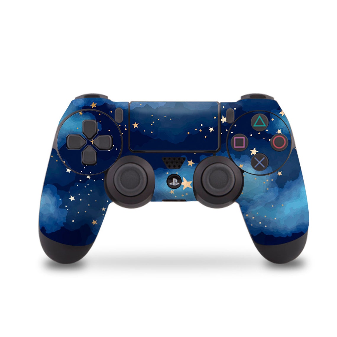 PS4 Skin Blue Ps4 Pro Slim Fat Vinyl Sticker Sky Gold Stars - Etsy