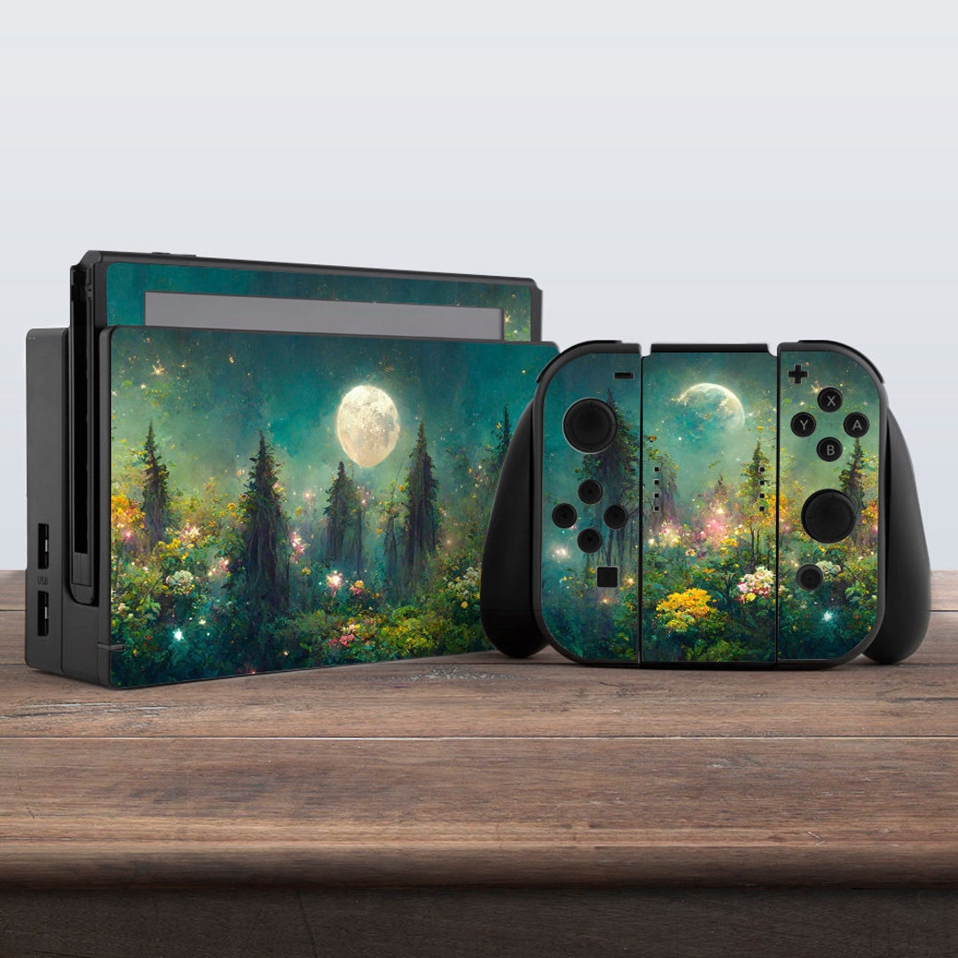 Fairy Forest Art Nintendo Switches Skin Nintendo Skin Moon Nintendo ...