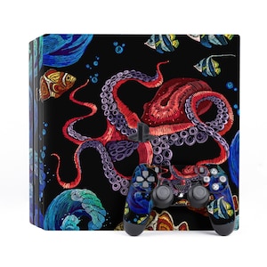 Ps4 Skin Octopus Ps4 Skin Tentacles Ps4 Sea Skin Ps4 Fish Skin PS4 Slim ...