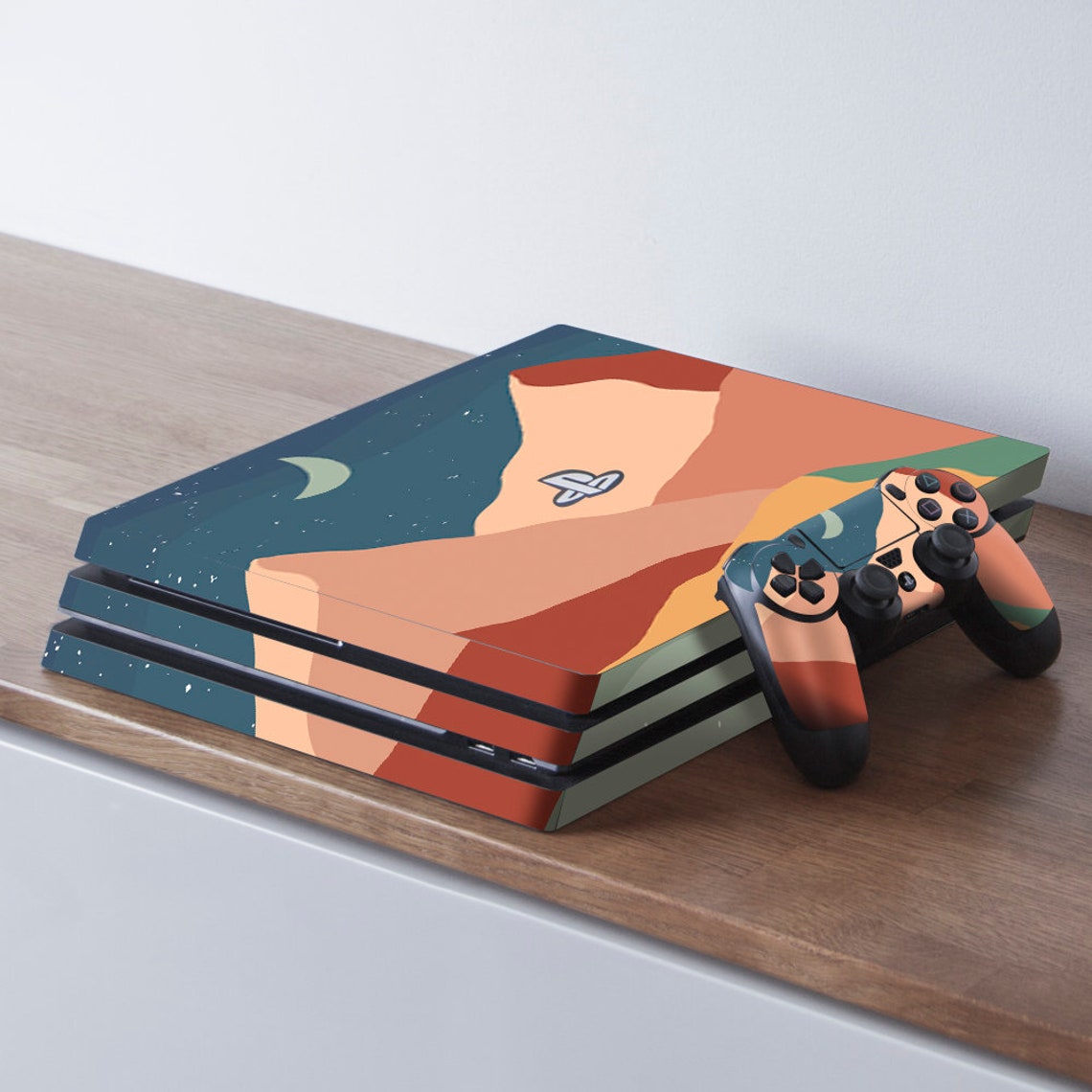 Ps4 Skin Cute Skin Moon Ps4 Skin Abstract Pastel Skin Decal - Etsy