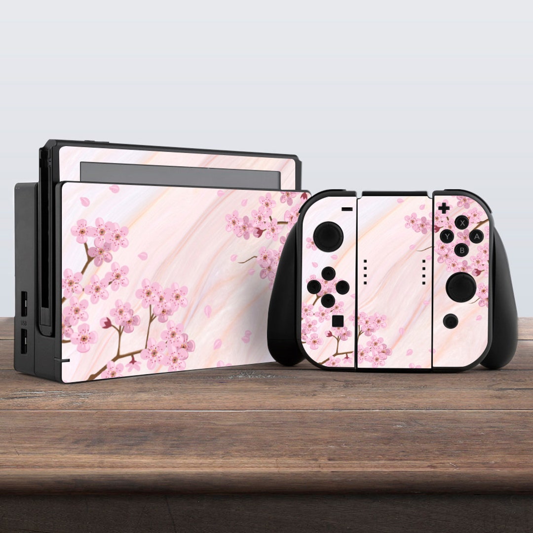 Switch Skin Marble Switch Skin Floral Switch Skin Retro Switch Skin ...