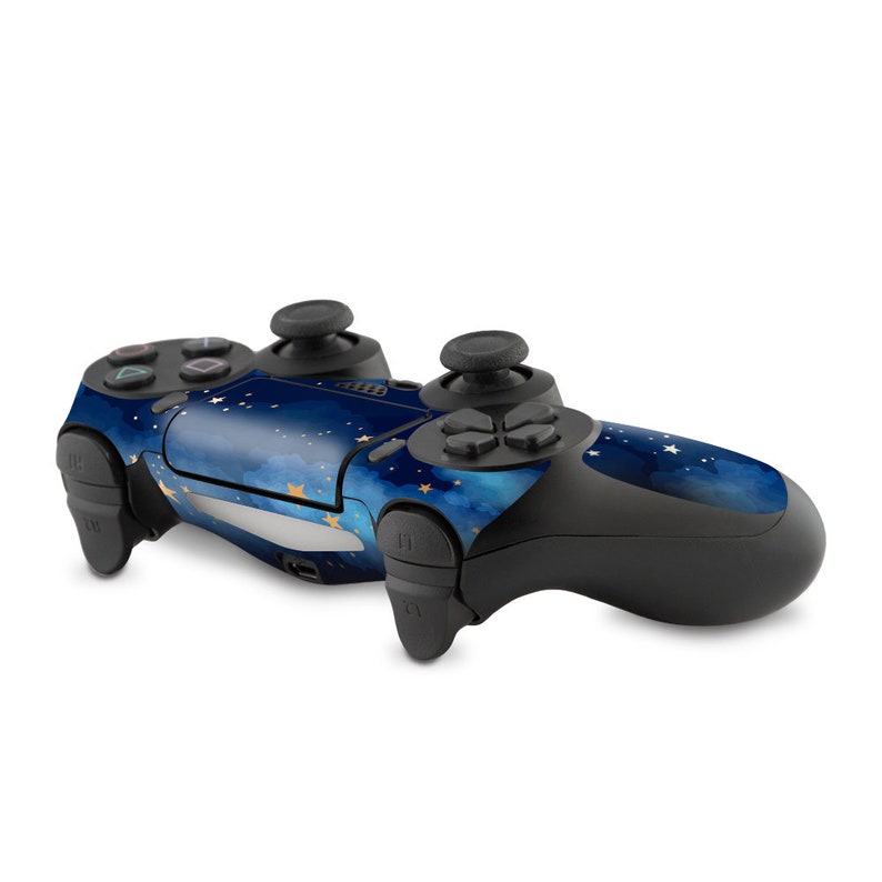 PS4 Skin Blue Ps4 Pro Slim Fat Vinyl Sticker Sky Gold Stars | Etsy