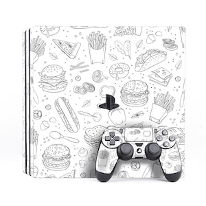 Ps4 Skin Food Ps4 Skin Pizza Ps4 Skin Burger Ps4 Skin Donut Playstation ...