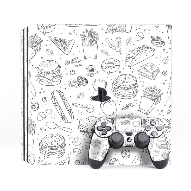 Ps4 Skin Food Ps4 Skin Pizza Ps4 Skin Burger Ps4 Skin Donut | Etsy