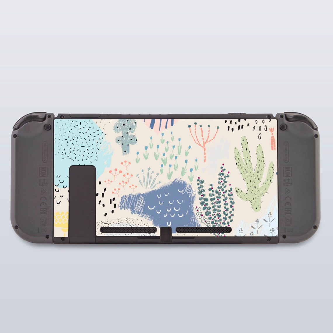 Switch Skin Floral Nintendo Skin Pastel Switch Skin Sea Bottom Switch ...