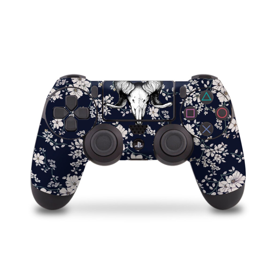 Ps4 skin skull ps4 skin floral ps4 skin animal ps4 skin horns | Etsy