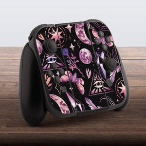 Magic Occult Moth Nintendo Switches Accessories Controller Decal Dock ...
