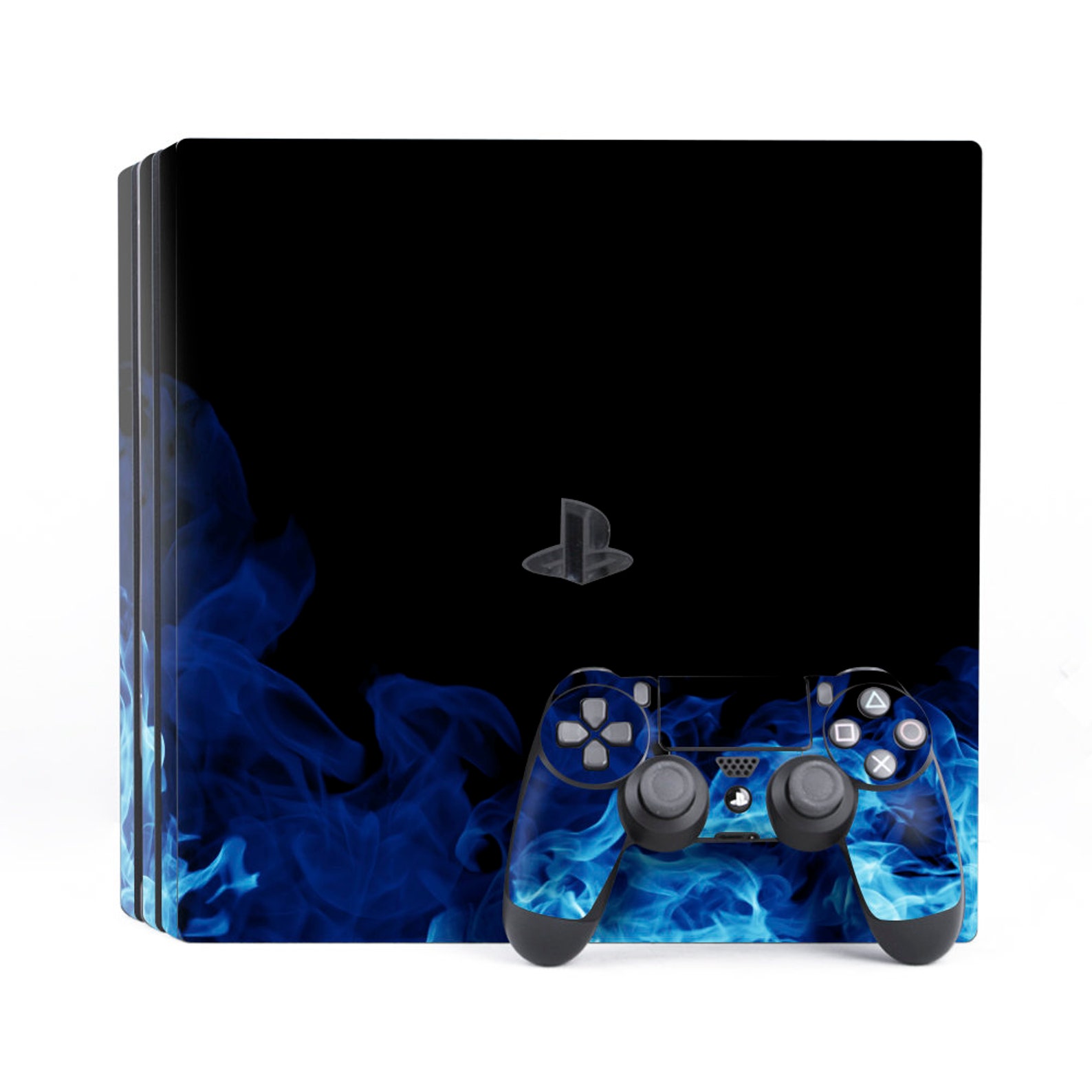 Ps4 Skin Smoke Ps4 Skin Blue Ps4 Skin Black Ps4 Skin Fire PS4 Fat Decal ...