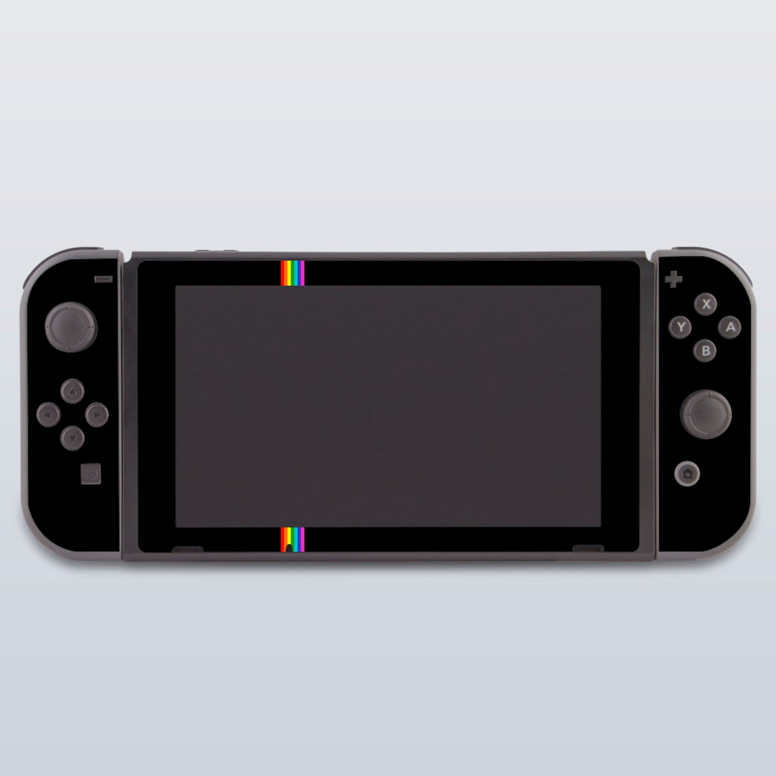 Nintendo Switch Skin Black Vinyl Sticker Rainbow Vintage Night Decal ...