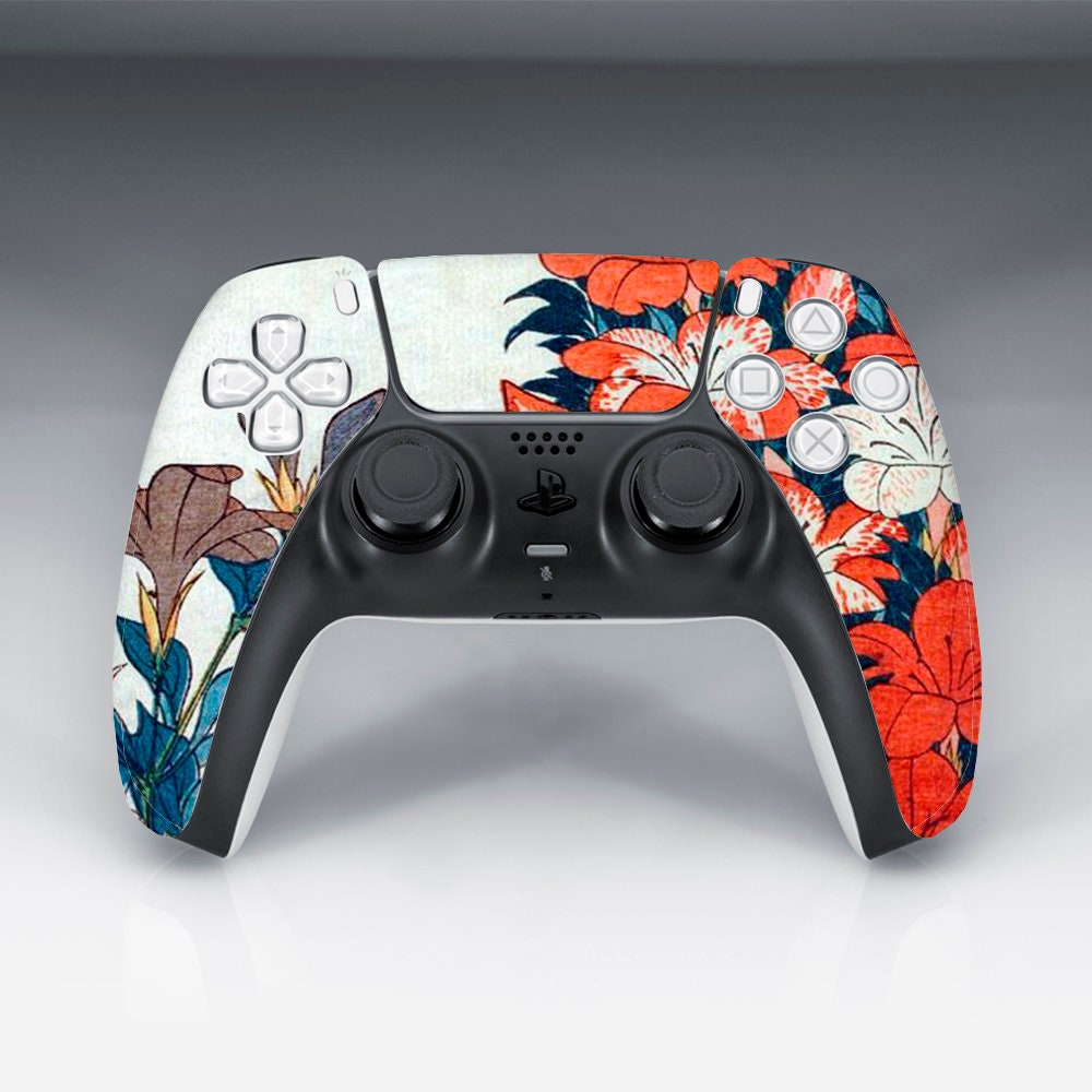 PS5 skin floral PlayStation 5 Skin japan art cute Console and | Etsy