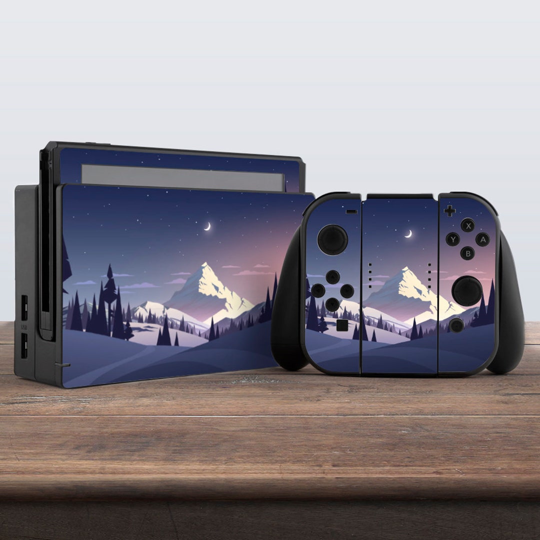 Switch Skin Snow Switch Skin Mountain Switch Skin Night Sky Switch Skin ...