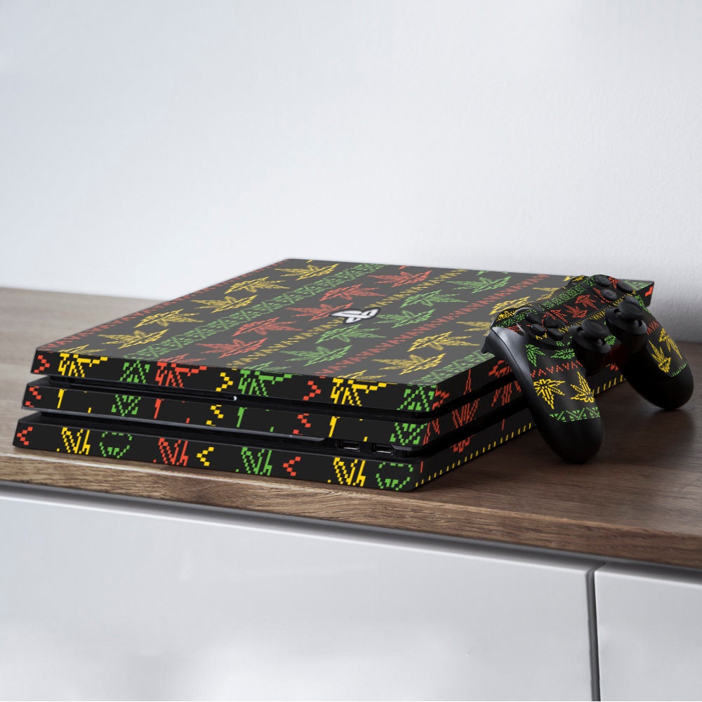 Ps4 Skin Weed Ps4 Skin Floral Ps4 Skin Green Ps4 Skin Red PS4 Pro ...