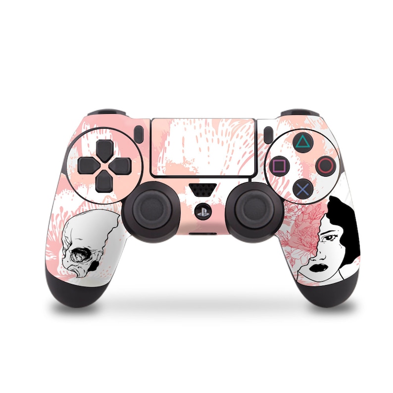 PS4 skin girl pink cute ps4 pro slim fat vinyl sticker skull | Etsy